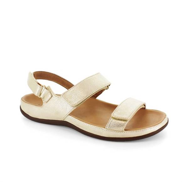 Strive | Shoes | New Strive Womens Kona Sandals In Gold Metallic | Poshmark